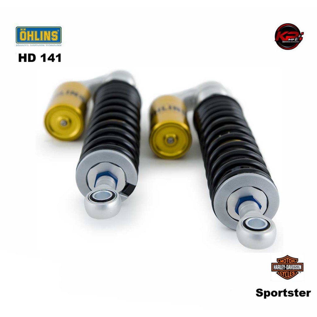 โช๊คอัพหลัง OHLINS HD 141 (336 mm, black springs) Harley-Davidson ...