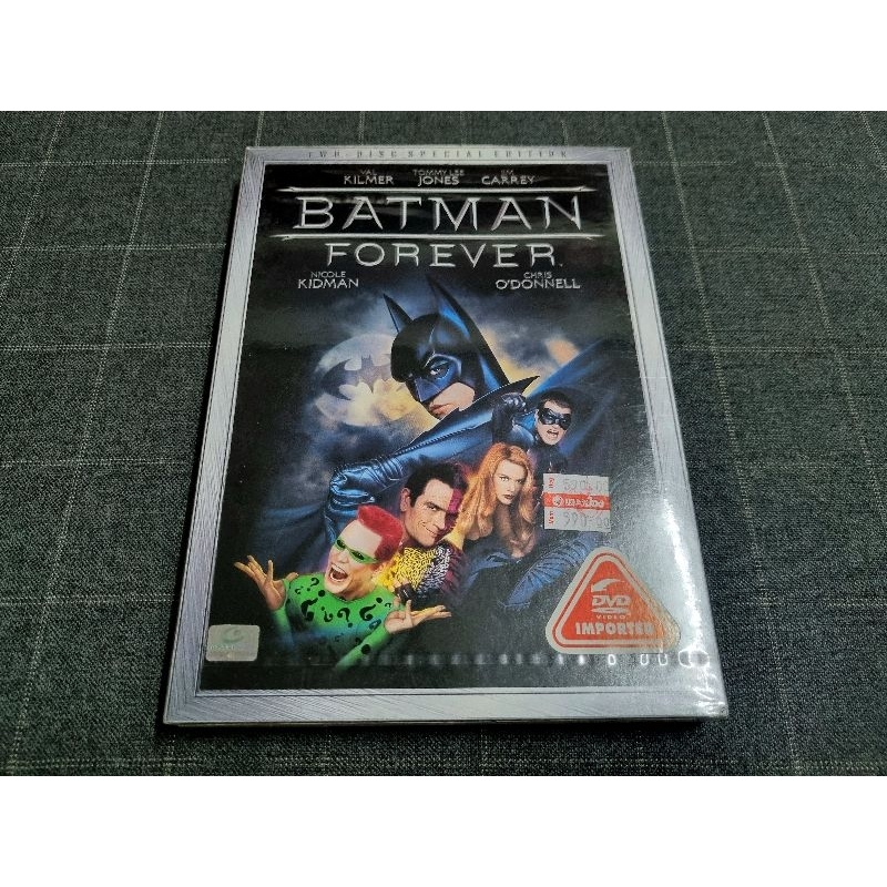 DVD (2Disc) ภาพยนตร์แอ็คชั่นซูเปอร์ฮีโร่ ค่าย DC สุดฉูดฉาด "Batman Forever / แบทแมน ฟอร์เอฟเวอร์ ...