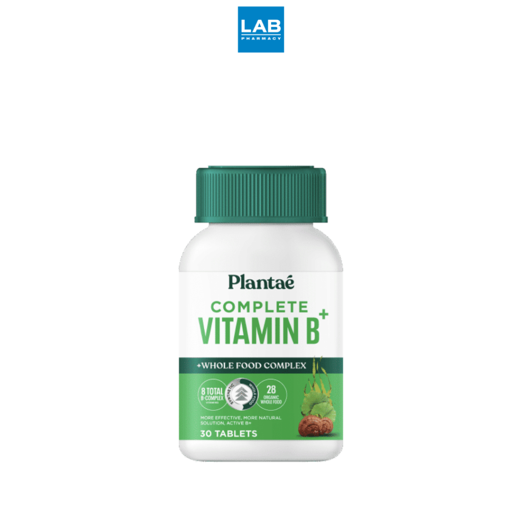 Plantae Complete Vitamin B+ 30 Tab แพลนเต้ คอมพลีท วิตามินบีพลัส 30 ...