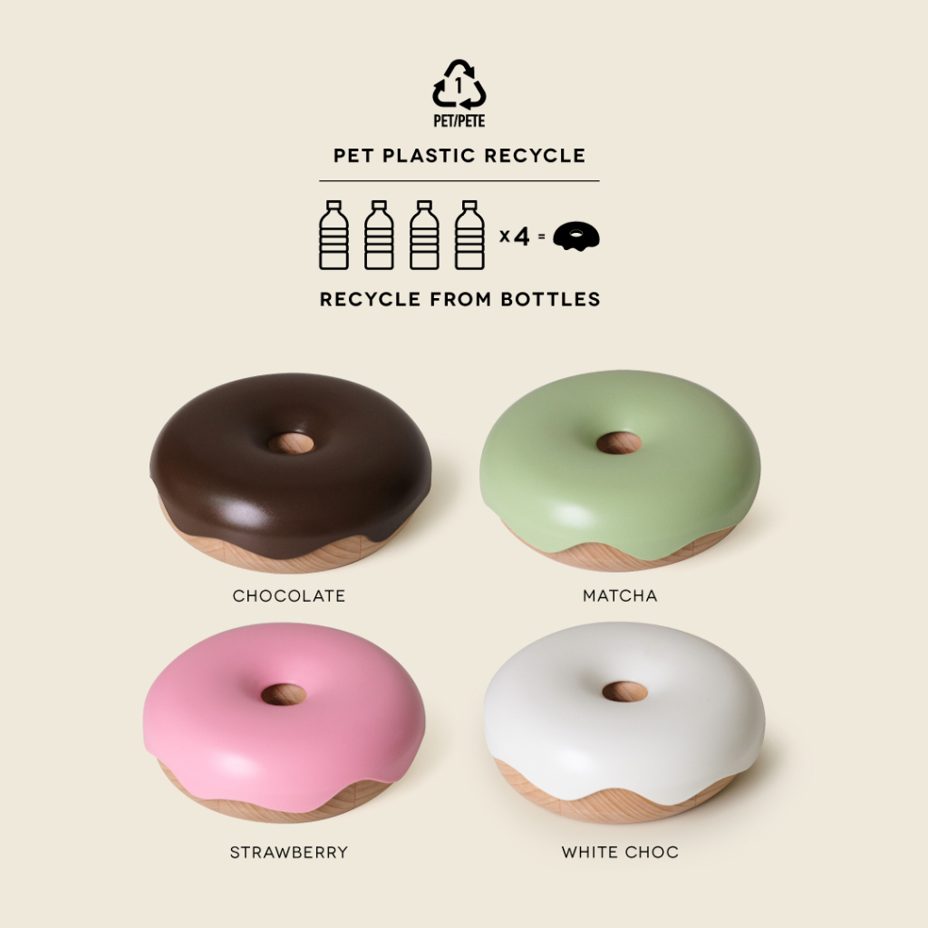 Pana Objects Bruno: Doughnut Storage Box กล่อง Doughnut ไม้สุดน่ารัก | Shopee Thailand