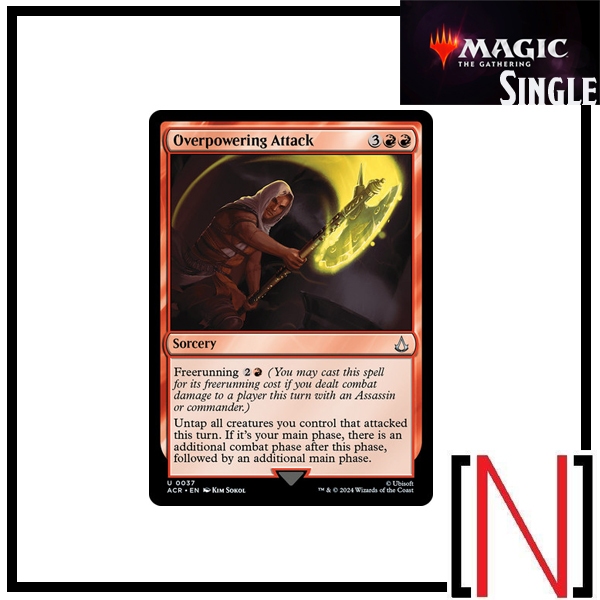 [MTG][Single][ACR] Overpowering Attack ระดับ Uncommon [ภาษาอังกฤษ ...