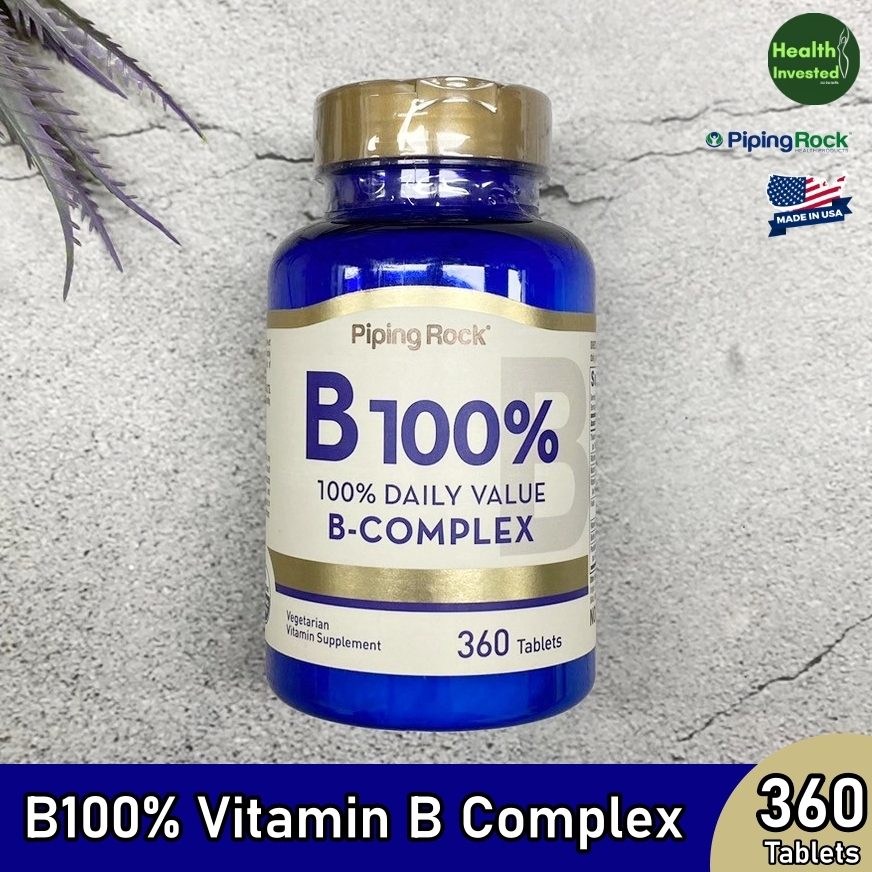 B100% Vitamin B Complex 360 Tablets วิตามินบี | Shopee Thailand