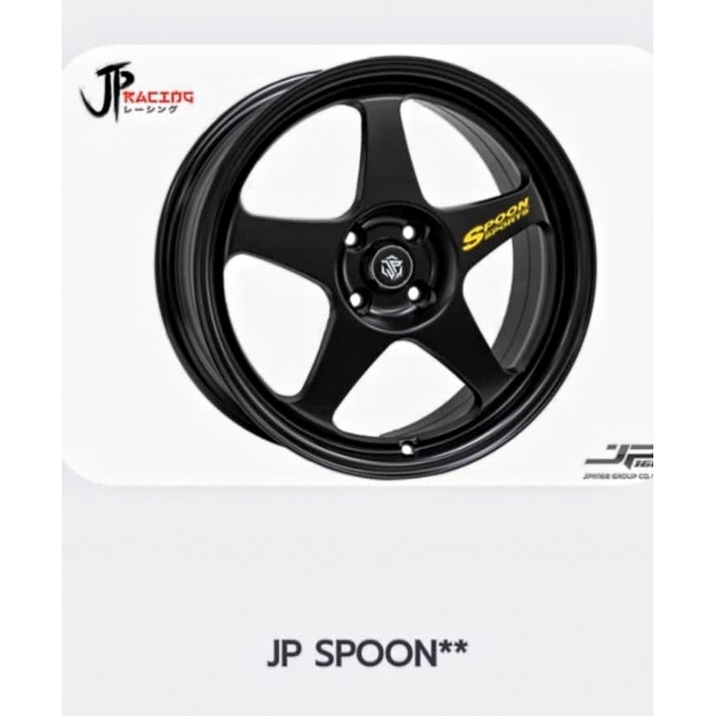 ล้อ JP SPOON 17x8 ET+30 PCD 4รู100 (งานJP Racing) | Shopee Thailand
