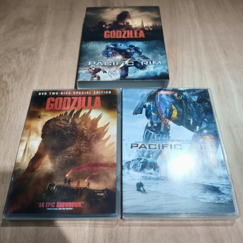 Boxset DVD ลิขสิทธิ์แท้ Godzilla& Pacific rim สภาพสวยเหมือนมือ 1 บรรจุ ...