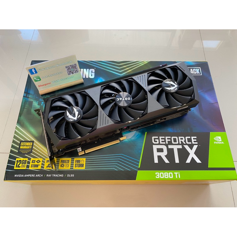 การ์ดจอ Zotac Amp Holo GeForce RTX 3080Ti | Shopee Thailand