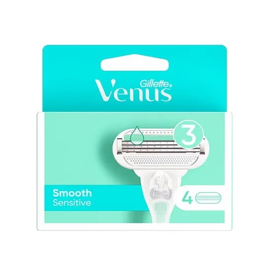 Gillette Venus Smooth Sensitive 4 ชิ้น | Shopee Thailand