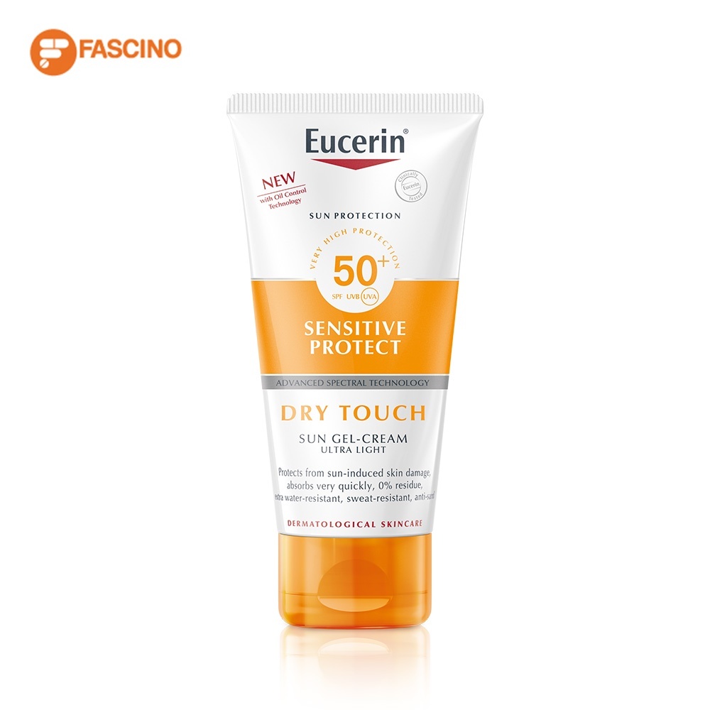 Eucerin Sun Body Sensitive Protect Dry Touch SPF 50+ PA++++ 200ml ยูเซ ...