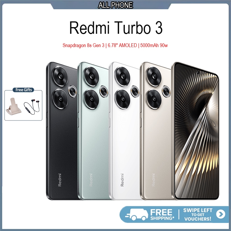 Xiaomi Redmi Turbo 3 Snapdragon 8s Gen 3 6.78'' AMOLED 2712*1220 ...
