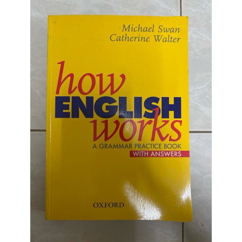 how English works a grammar practice book with answers มีขีดเขียน 15% ...