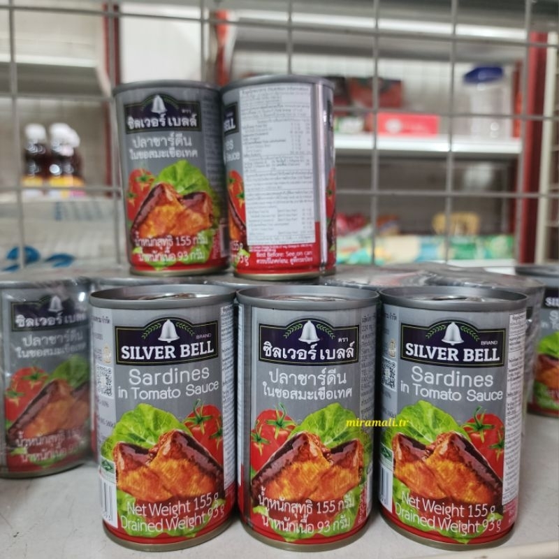 [ปรับราคาขึ้น11มิ.ย.]Silver Bellปลากระป๋องซิลเวอร์เบลล์ปลาซาร์ดีนในซอส ...