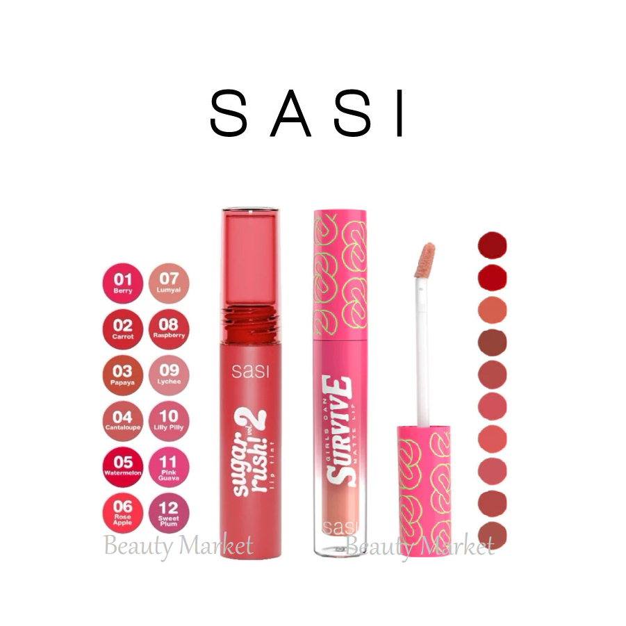 SASI Sugar Rush Lip Tint Vol.2 ศศิ ลิปทินท์ 2 กรัม. | Shopee Thailand