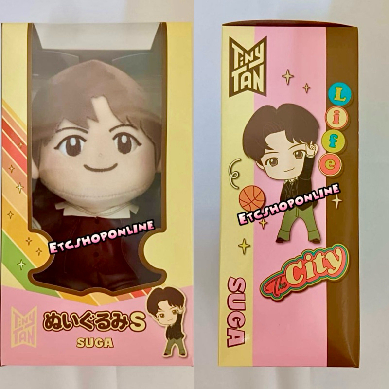 แท้ 100% จากญี่ปุ่น ตุ๊กตา บีทีเอส Takara Tomy TinyTAN SUGA The City BTS Plush Toy ของแท้ใหม่มือ ...