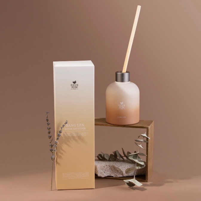 Reunrom รูมดิฟฟิวเซอร์ 200ml รื่นรมย์ กลิ่นบางเลน ก้านไม้หอม diffuser ...