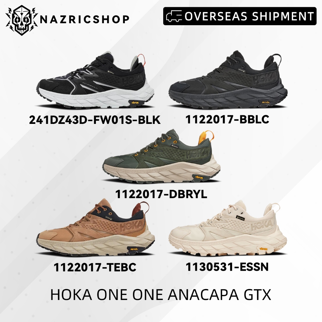 （ของแท้100% ）HOKA ONE ONE Anacapa GTX 1122017-BBLC/1122017-DBRYL ...