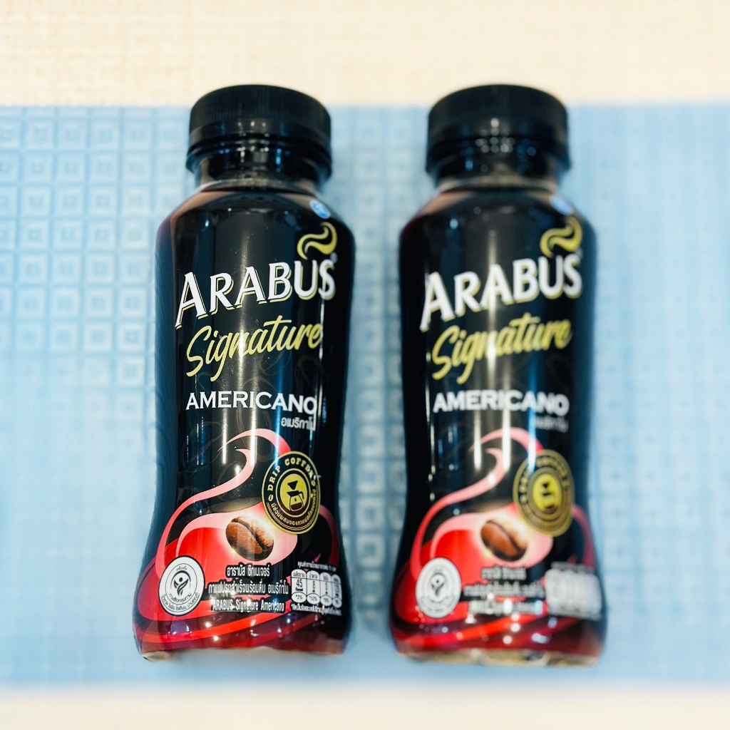กาแฟพร้อมดื่ม Arabus Americano Signature ( จำนวน 6 ขวด ) อาราบัส ซิกเนเจอร์ อเมริกาโน 230 มล. ...