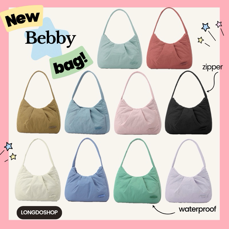 พร้อมส่ง Bebby bag กระเป๋าสะพายไหล่ มี10สี ขนาดปุกปิกน่ารัก | Shopee ...