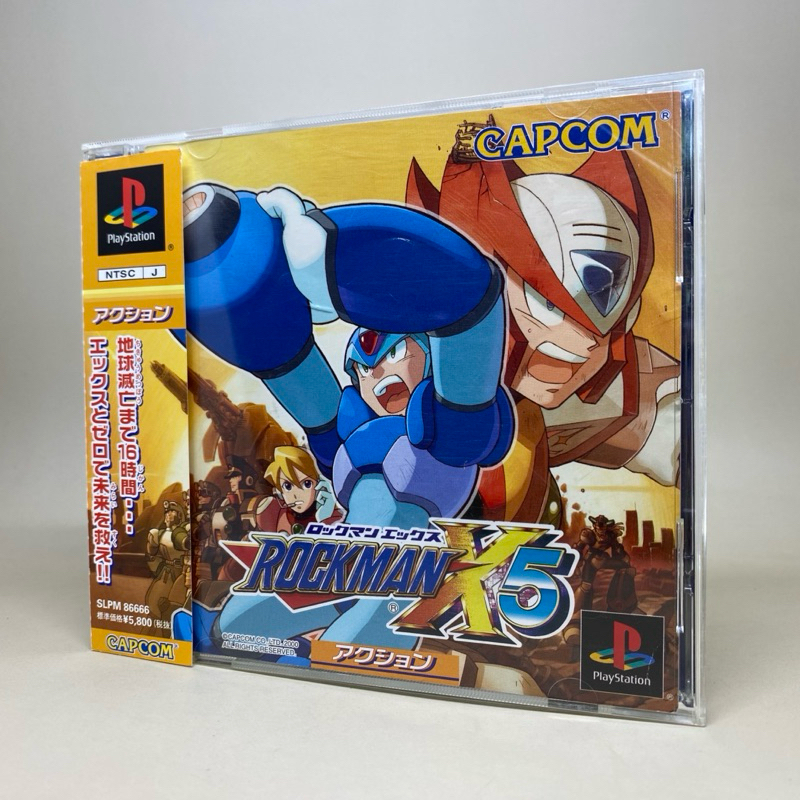 (Spine) Rockman X5 (PS1) | PlayStation Original CD Game | NTSC-Japan | Japanese | สินค้าแท้จาก ...