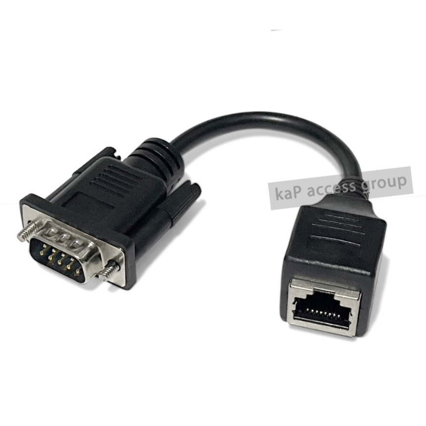 DB9 serial Port rs232 male 9 pin to lan rj45 8 pin Extender converter ...