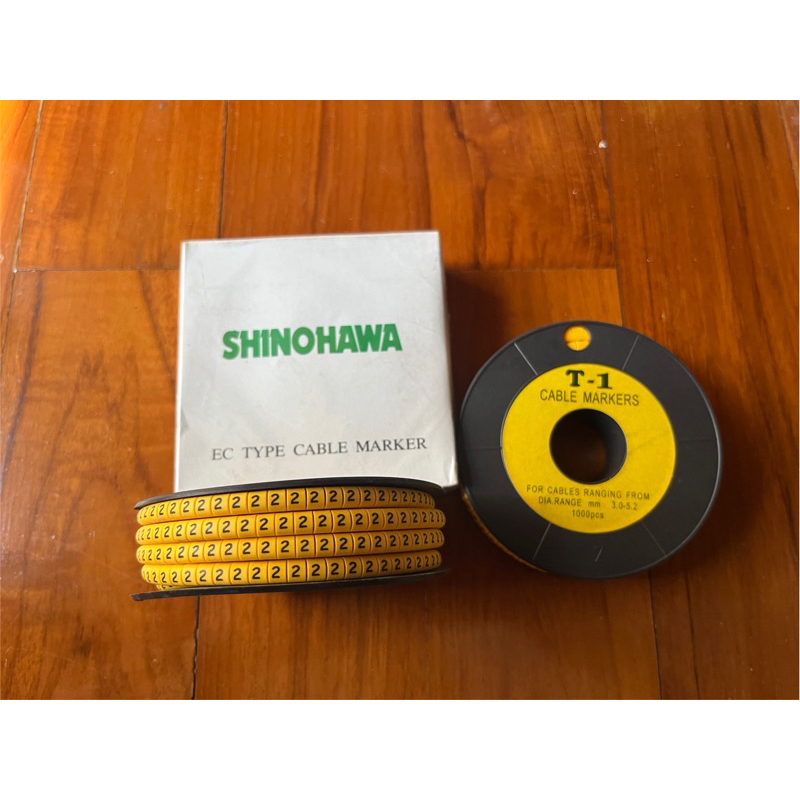 วายมาร์คเกอร์ ตัวเลข 2,3,4,5,6,8(ยกกล่อง 1000ตัว) T-1 “Shinohawa” | Shopee Thailand