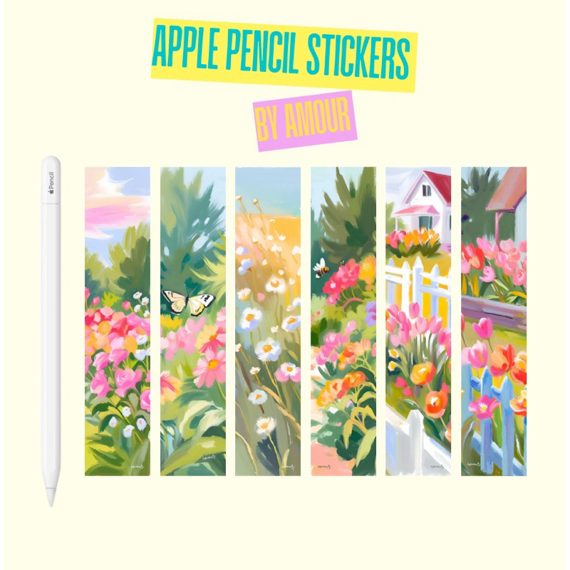 Apple Pencil Stickers by AMOUR สติกเกอร์ติกปากกาไอแพด | Shopee Thailand