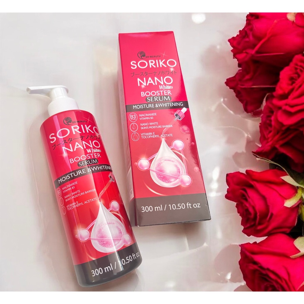 SORIKO NANO BOOSTER SERUM 300ML นาโนบูสเตอร์ บำรุงผิวกาย | Shopee Thailand