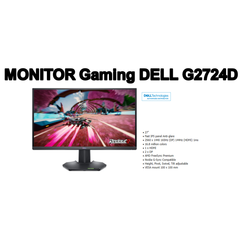 MONITOR Gaming DELL G2724D-27 INCH | Shopee Thailand