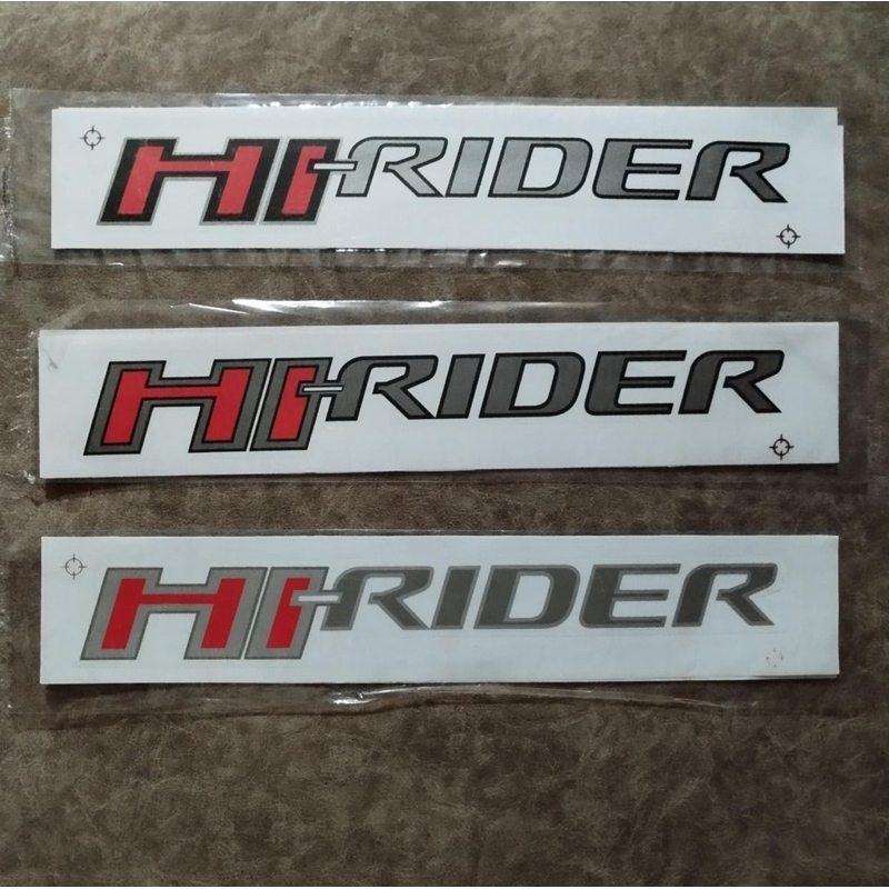 สติ๊กเกอร์HI-RIDER Ford Ranger ปี2012-2020 | Shopee Thailand