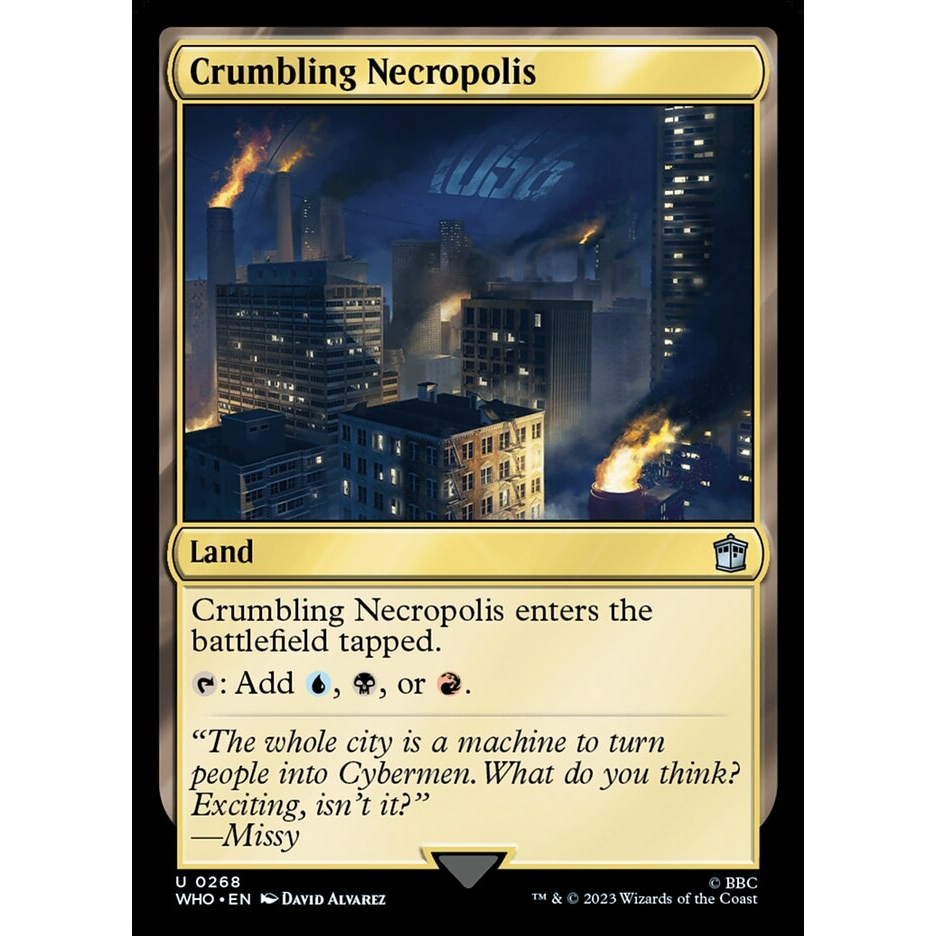 Crumbling Necropolis WHO, The List การ์ด Magic the Gathering [MTG] ของ ...