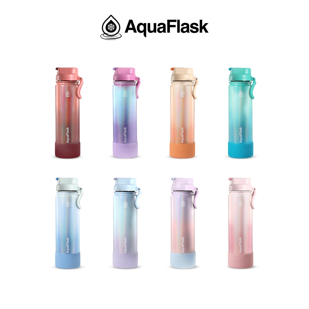 AquaFlask Candy Floss Collection กระบอกน้ำเก็บความเย็นพร้อมหลอดในตัว ...