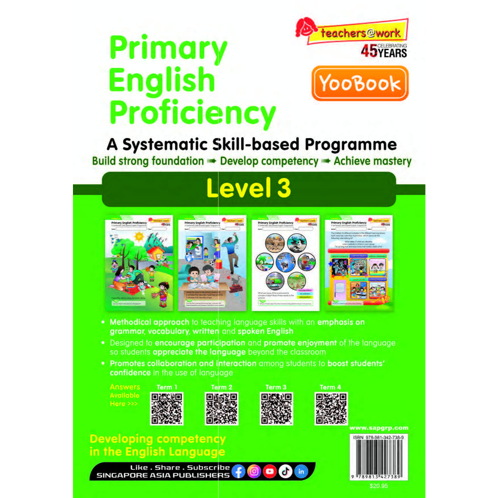 Global Education แบบฝึกหัดเสริมภาษาอังกฤษ Primary English Proficiency ...