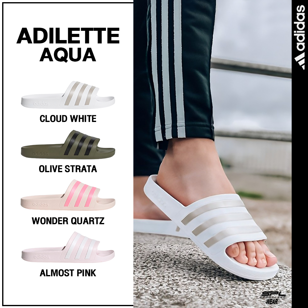 Adidas Collection อาดิดาส รองเท้าแตะ รองเท้าลำลอง SPF Adilette Aqua ...