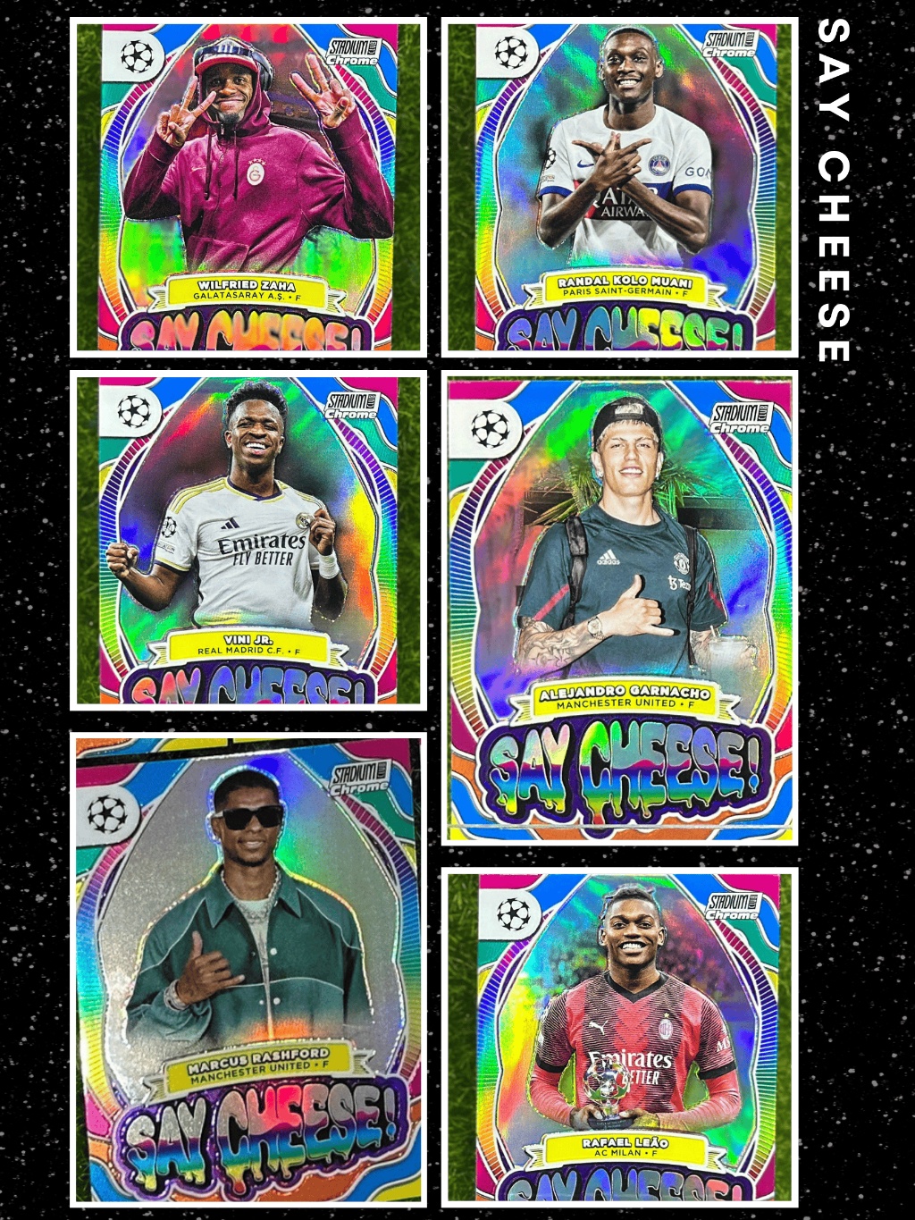 SET SAY CHEESE : GARNACHO, VINI JR, RASHFORD, ZAHA, LEAO | Shopee Thailand
