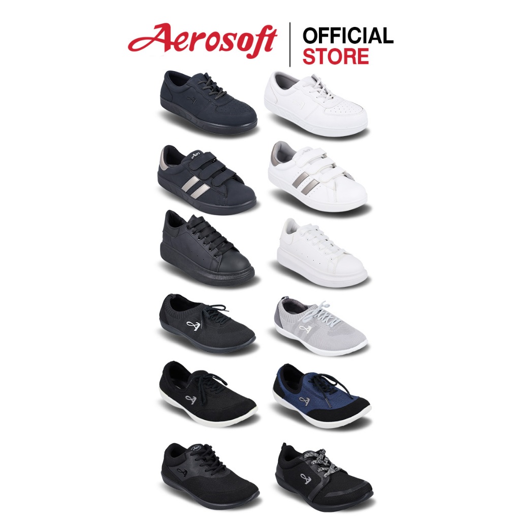 Aerosoft (Clearance Sale) รองเท้าผ้าใบ รุ่น SN7805/SN7810/SN9010/SN7706/SN7714/SN7712/SN9221 ...