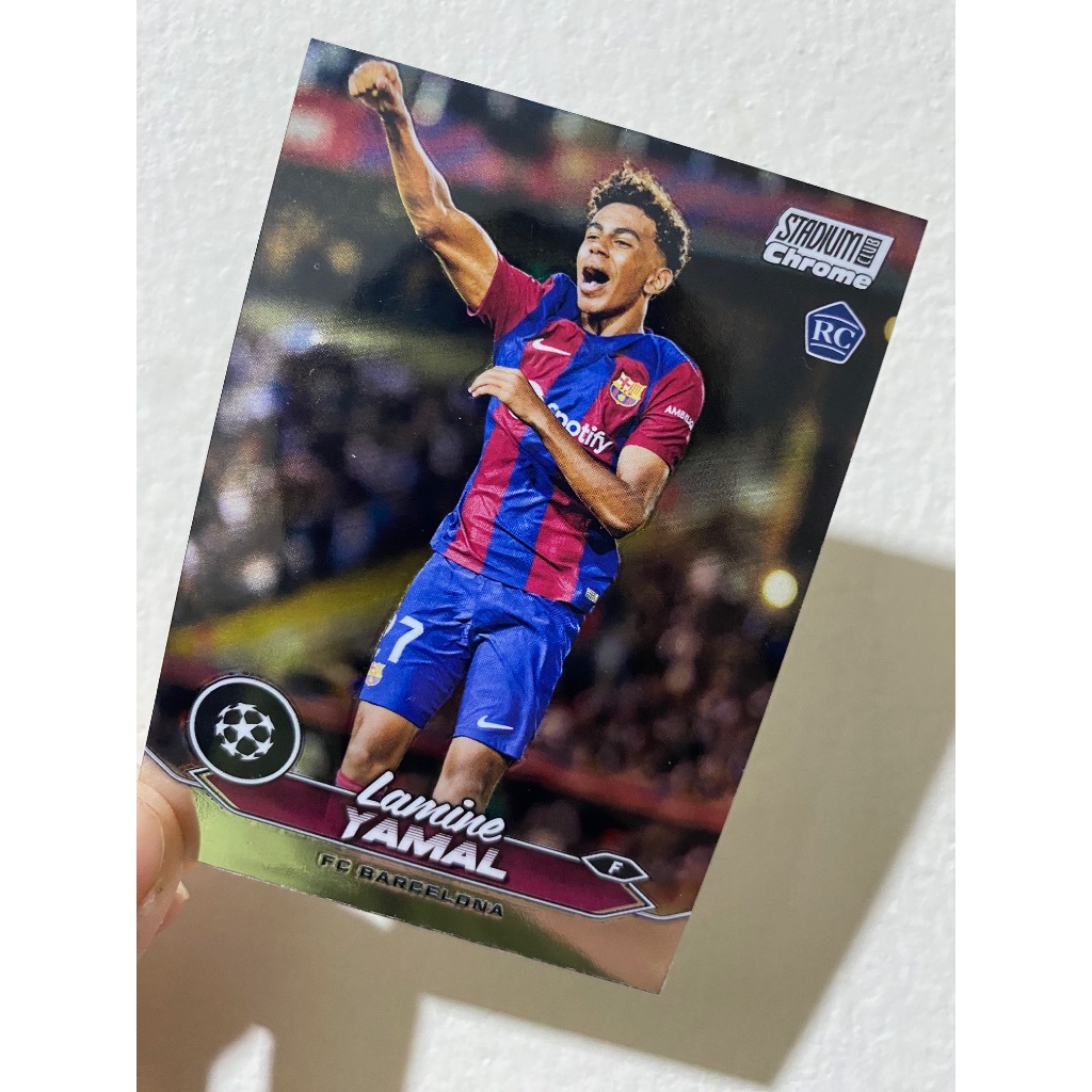 การ์ดฟุตบอล 2023-24 Topps Stadium Club Chrome UEFA Champions League (ขายแยกใบ) | Shopee Thailand