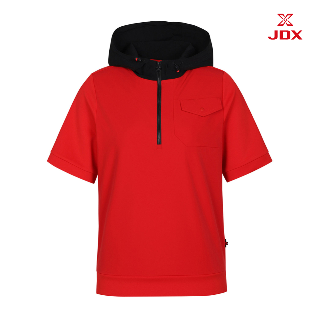 JDX Golf เสื้อกอล์ฟผู้หญิงซิปหน้ามีฮู้ด | Shopee Thailand