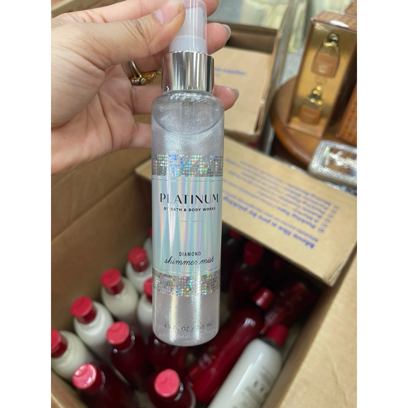 Bath & Body Works PLATINUM Diamond Shimmer Mist 145 ml. ของแท้ | Shopee ...