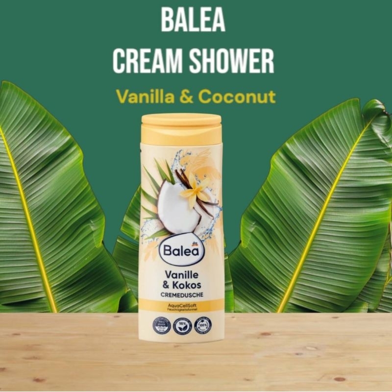 Balea Cream Shower Vanilla & Coconut ครีมอาบน้ำ วนิลา มะพร้าว หอมนวล ...