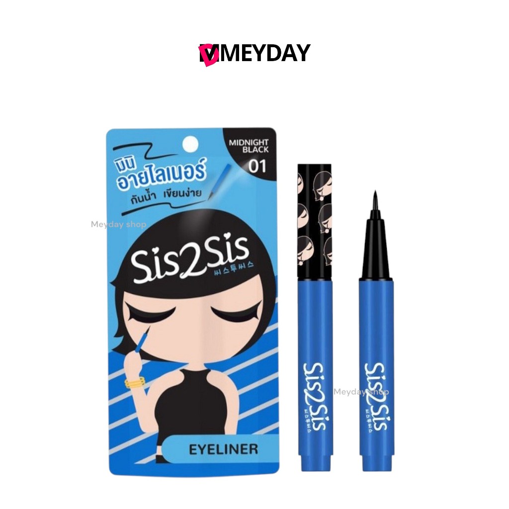 Sis2Sis Super Sharp Mini Eyeliner WP 01 0.5ml. ซิสทูซิส ซุปเปอร์ ชาร์ป ...