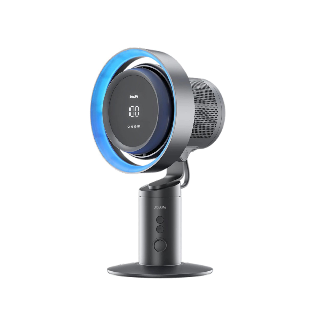 Jisulife Table Fan Pro3 Dark Grey พัดลมตั้งโต๊ะ มีหน้าจอ LED | Shopee ...