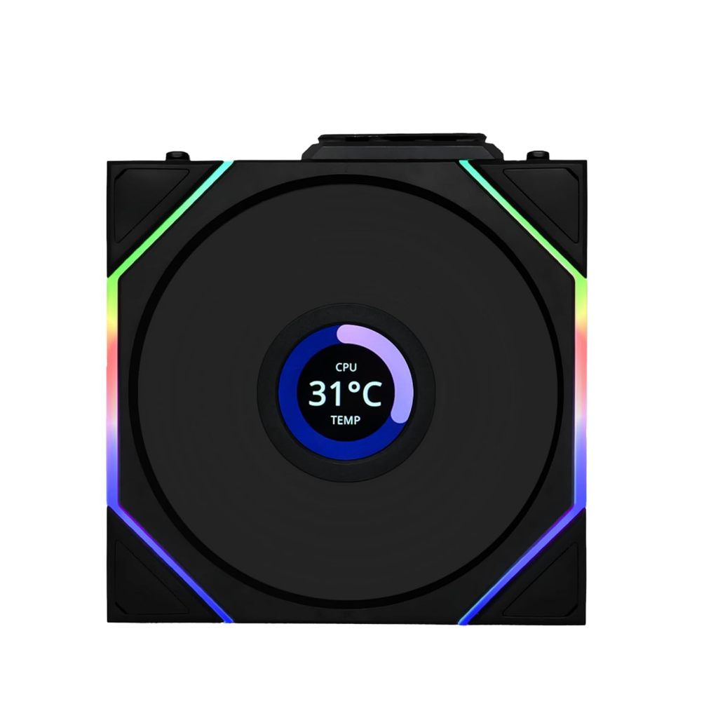 FAN (พัดลมเคส) Lian Li UNI FAN TL 120 LCD Wireless [Reverse] TL120 ...