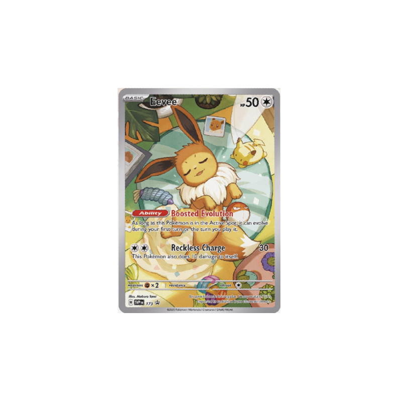Pokemon Card "Eevee Promo Card 173 Prismatic ETB" ENG Promo Card ...