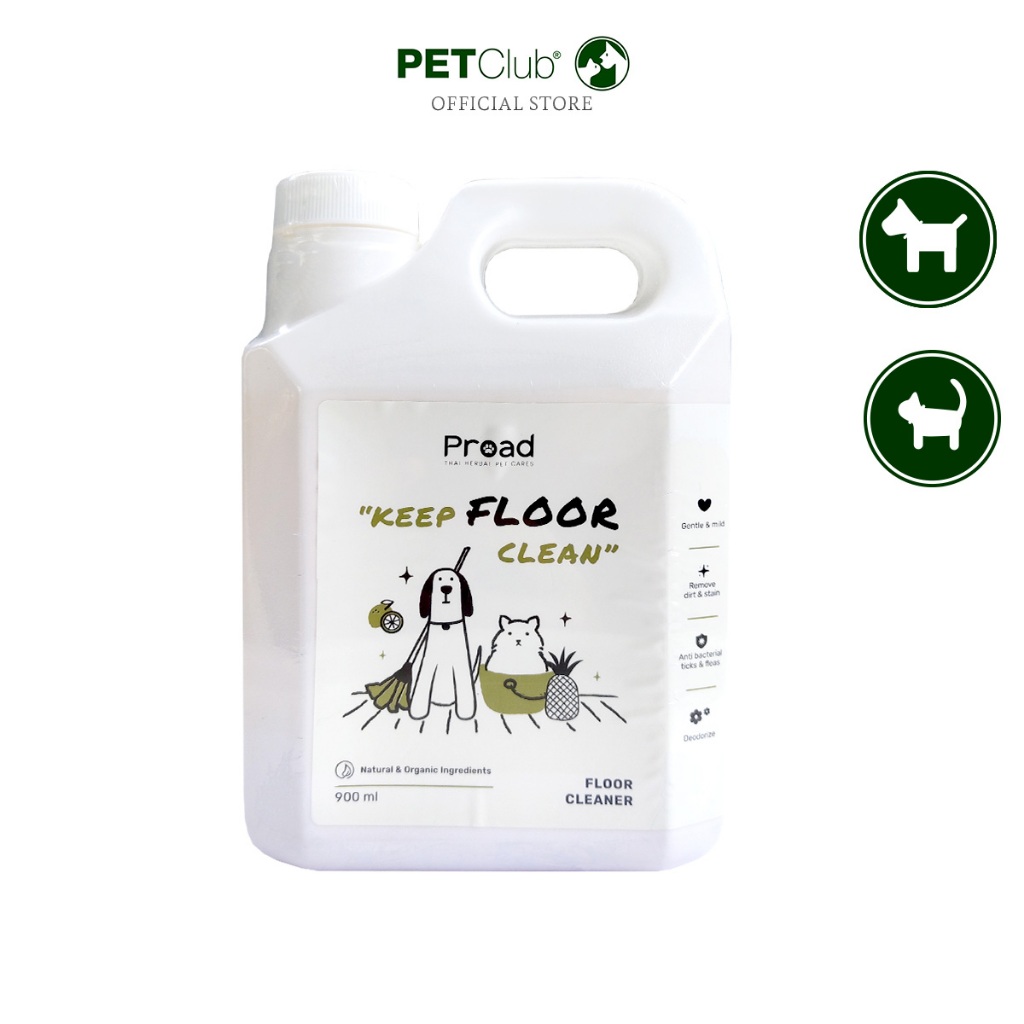 [PETClub] PROAD - Keep FLOOR Clean - ผลิตภัณฑ์ทำความสะอาดพื้น (900ml.) | Shopee Thailand