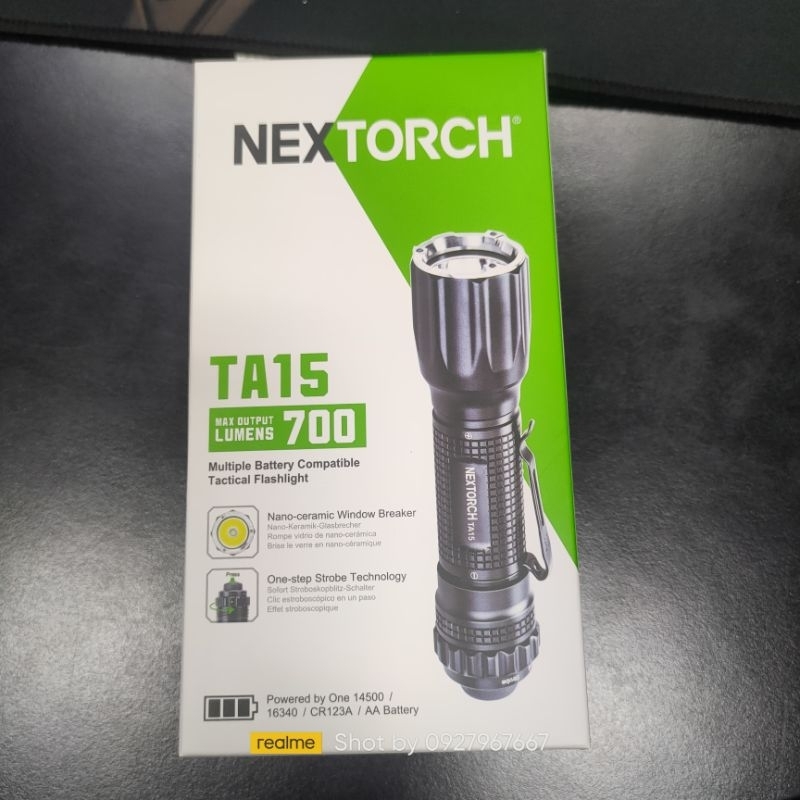 ไฟฉาย NEXTORCH TA15 V2.0 Tactical Flashlight (Multi-Battery Compatibility) | Shopee Thailand