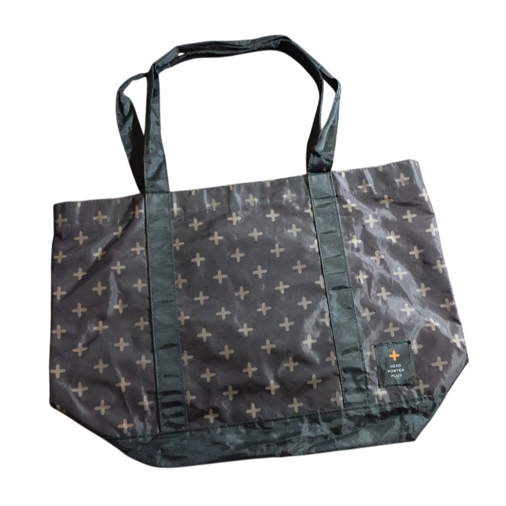 Head Porter Plus Tote Bag กว้าง 13 นิ้ว ยาว 18 นิ้ว สีน้ำตาล มือสอง ของแท้ | Shopee Thailand
