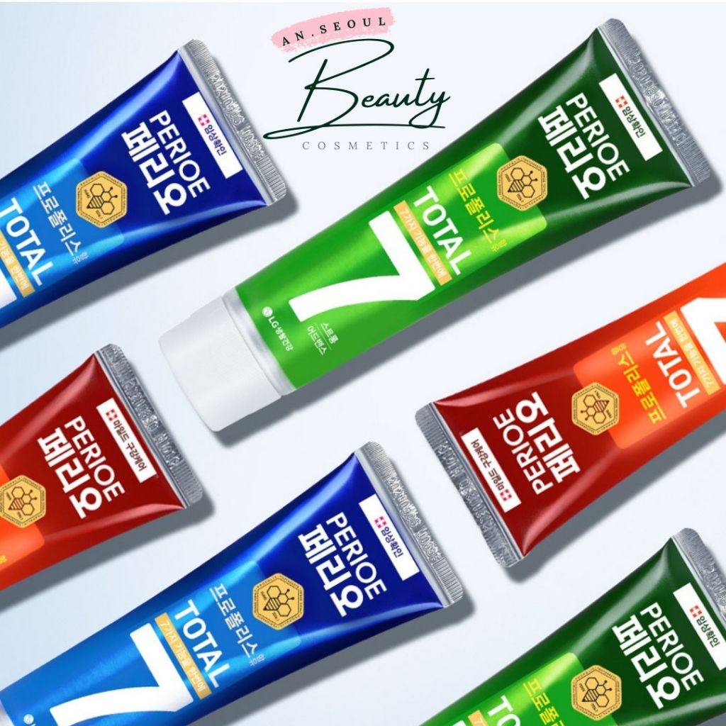 LG perioe total 7 ยาสีฟันเกาหลี 120g ยาสีฟันเกาหลี ดูแล 7 สุขภาพช่องปาก ...