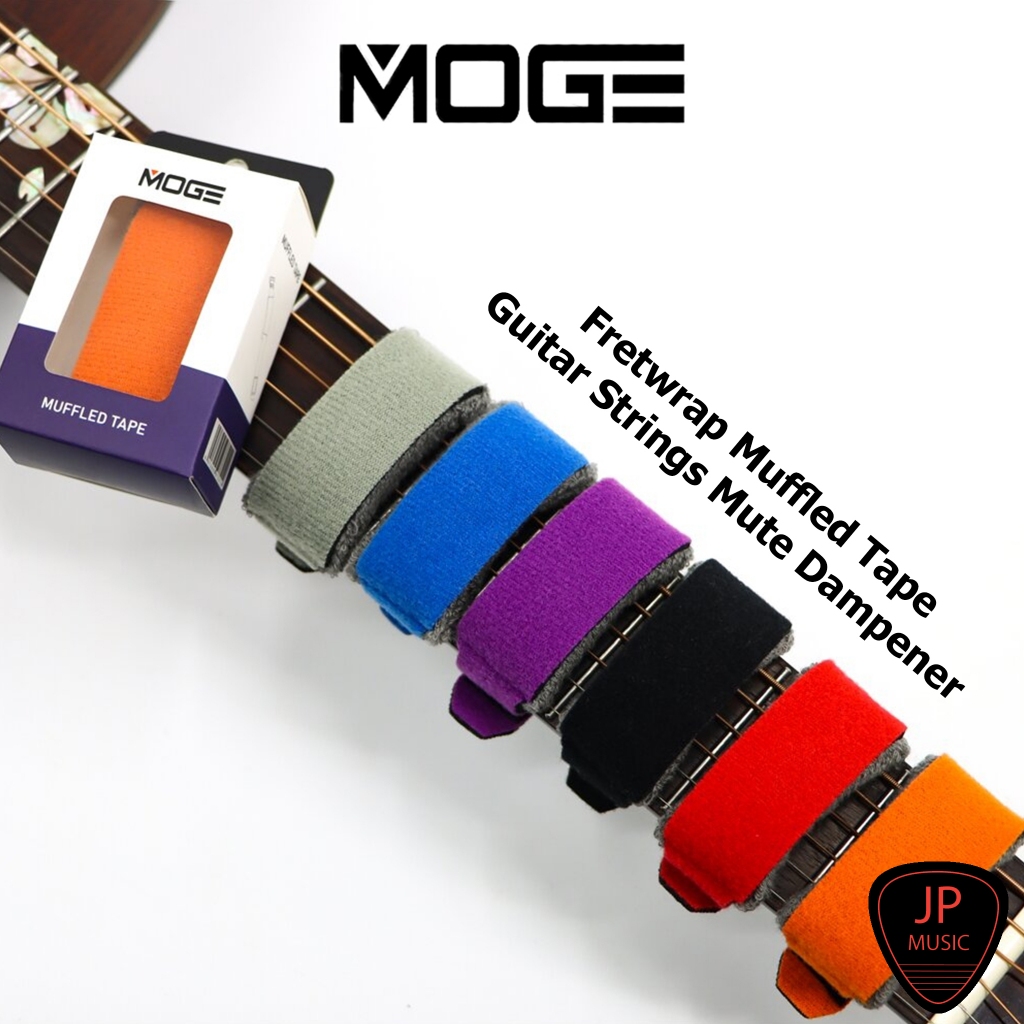 MOGE Fretwrap Muffled Tape Guitar Strings Mute Dampener สายรัดคอกีตาร์ ...