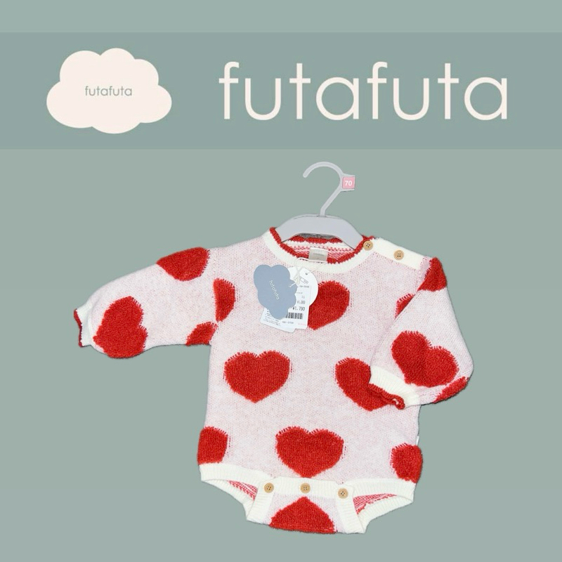 Futafuta บอดี้สูทไหมพรมลายหัวใจ | Shopee Thailand