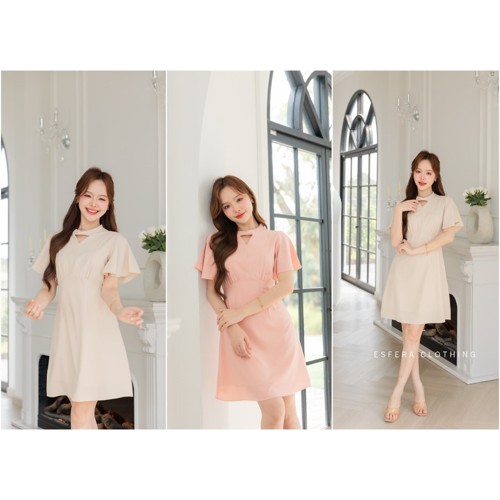 ESFERA-DR099-1 Venussy Lala Dress-เดรสน่ารัก | Shopee Thailand