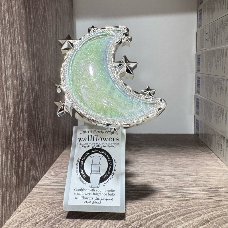 Bath&BodyWorks Sparkly Moon Nightlight Wallflowers Fragrance Plugปลั๊ก ...