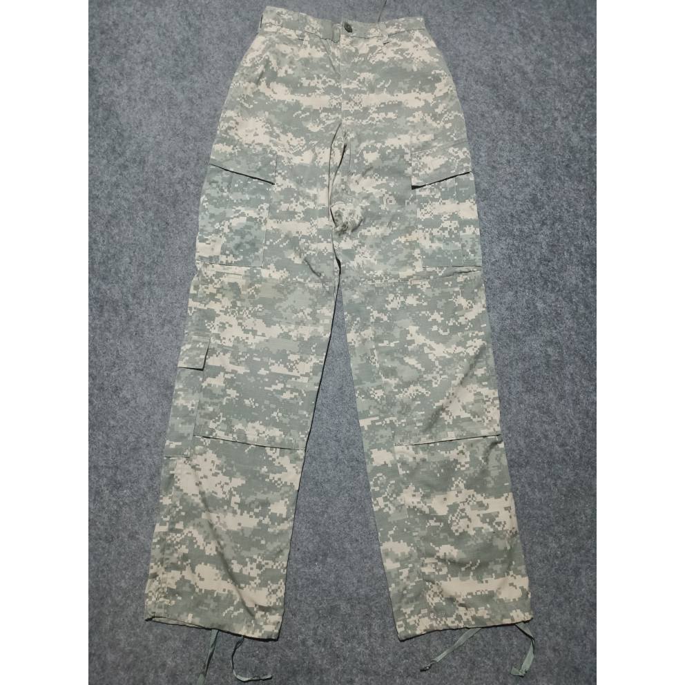 กางเกงทหาร USA ลายพราง ACU X-SMALL LONG รอบเอวจริง 28 | Shopee Thailand